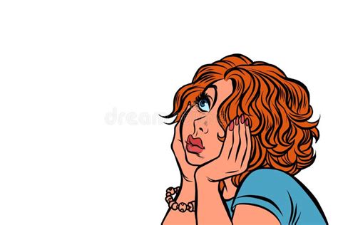 Una Ragazza Dai Capelli Rossi Illustrazione Vettoriale Illustrazione