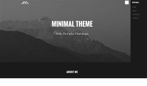 Minimal Dark Theme PrepBootstrap
