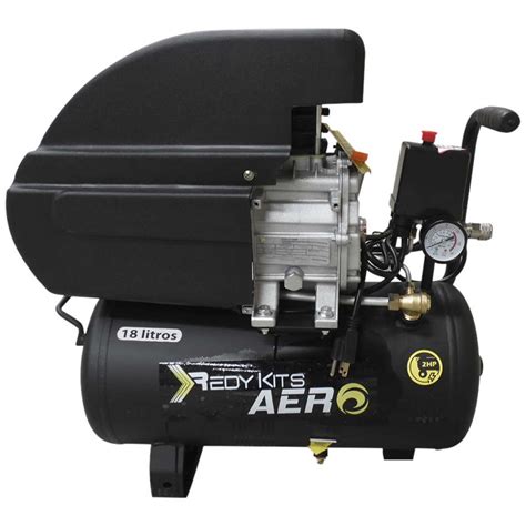 Grupo Ferretero CHC Kit Compresor Aire Lubricado 2H P 18L Pistola