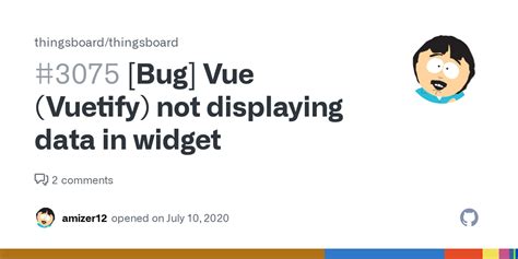 Bug Vue Vuetify Not Displaying Data In Widget Issue Thingsboard Thingsboard GitHub