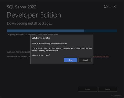 Sql Server 2022 Oops Error Decompressing Sql Server Media