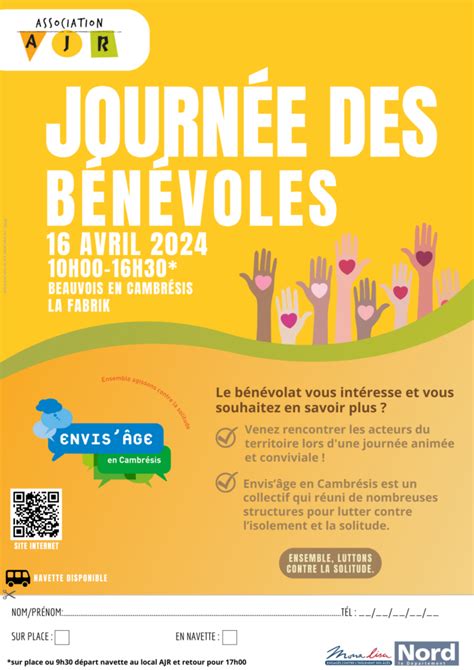 Journée des Bénévoles 16 Avril 2024 Association AJR Cambrésis