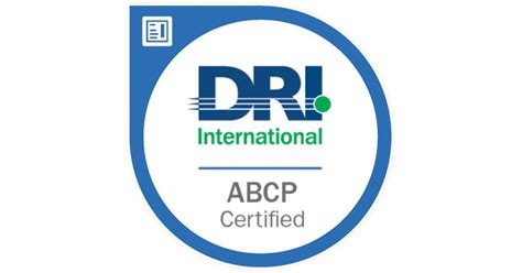 Associate Business Continuity Professional Abcp Was Issued By Dri International To Seham