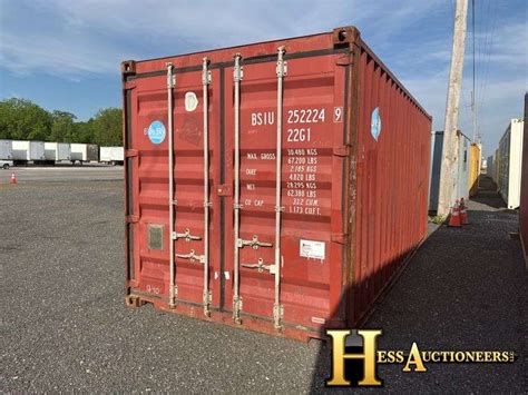 1910 Blue Sky Intermodel Container Hess Auctioneers