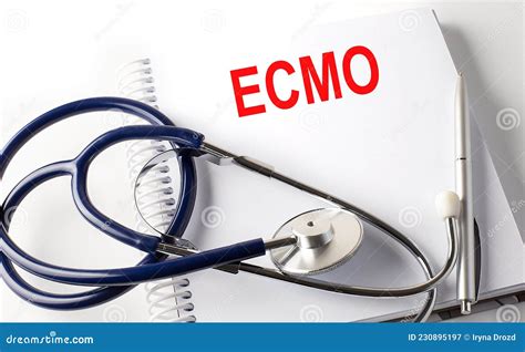 Ecmo Symbol Concept Words `ecmo Extra Corporeal Membrane Oxygenation