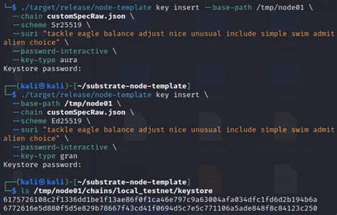 Error On Launching The First Node Following The Tutorial Substrate And Polkadot Stack Exchange
