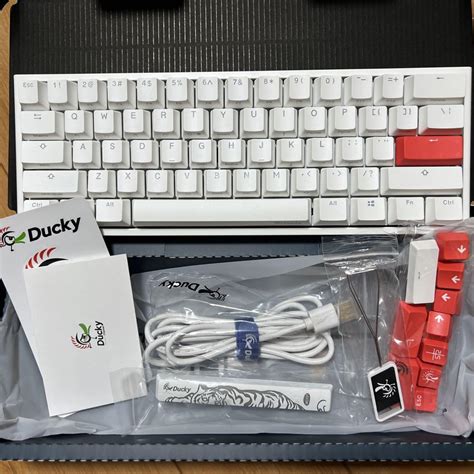 Ducky One 2 Mini Pure White RGB 60% 銀軸 品質満点！ 64.0%OFF swim.main.jp