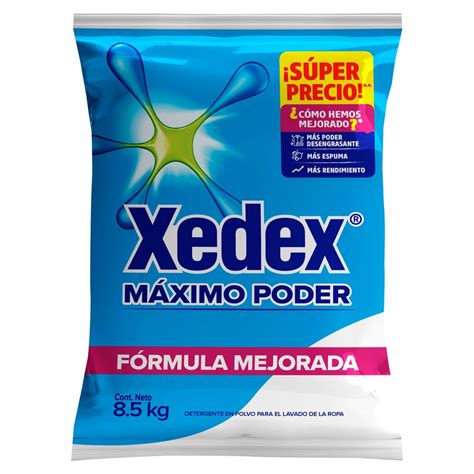 Comprar Detergente Xedex Máximo Poder En Polvo 85 Kg Walmart