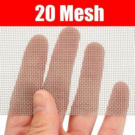 Ranmei Stainless Steel 5 8 20 30 40 Mesh Woven Wire Filtration Screen Filter 15cmx30cm