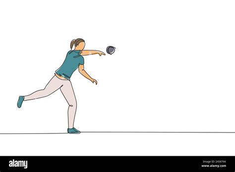 Shot Put Woman Game Stock Vector Images Alamy