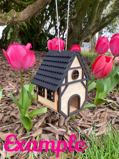 Birdhouse Diy Craft Kit Tudor Style Home Etsy Canada