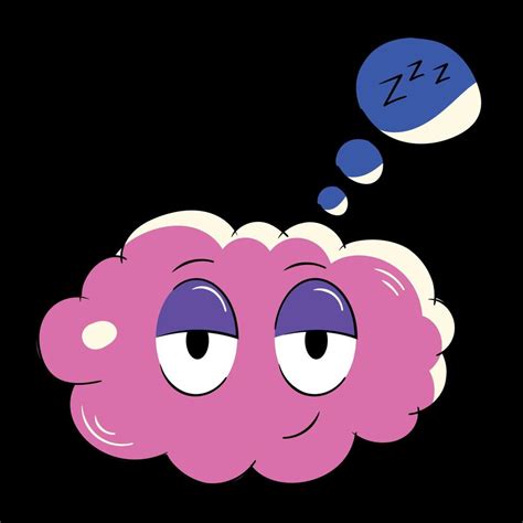 Trendy Sleepy Brain 18919945 Vector Art At Vecteezy