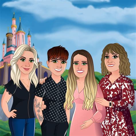 Custom Disney Cartoon Couple Portrait Drawing From Photo Etsy