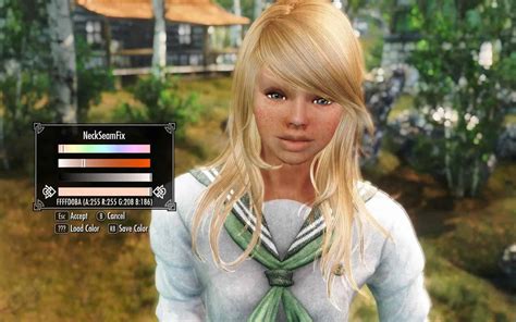 Vwr Neck Seam Fix Skyrim Mod Download