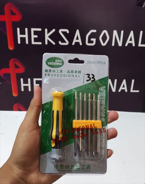Jual Obeng 12 In 1 Bolak Balik 12 Mata Set Bpn Heksagonal