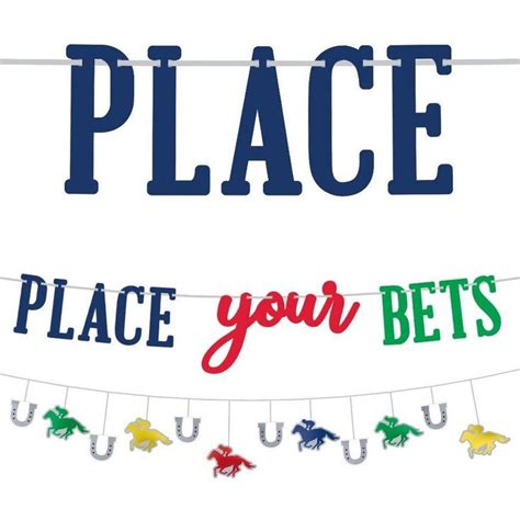 Place Your Bets Kentucky Derby Banners 2ct Kentucky Derby Party