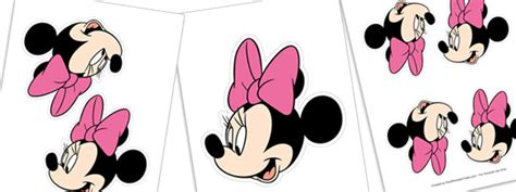 Minnie Mouse Cut Out Template