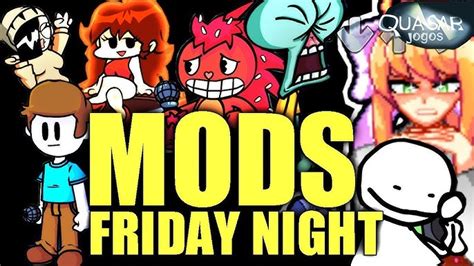 Parte 7 Mods Engraçados De Friday Night Funkin Quasar Jogos🦁