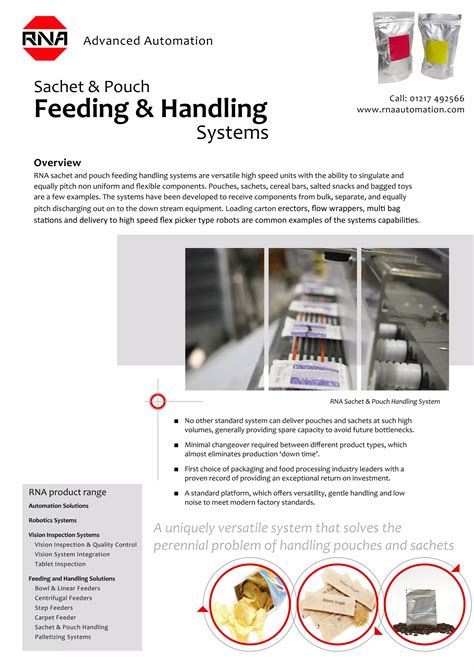 Sachet And Pouch Handling Systems Pdf