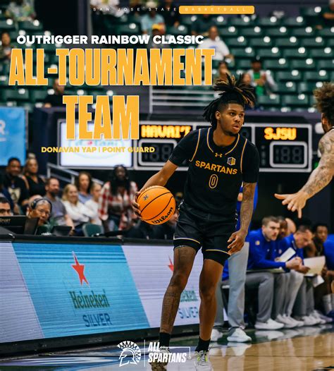 Donavan Yap Named To Outrigger Rainbow Classic All Tournament Team Sjsu Athletics Official