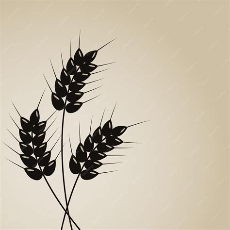 Premium Vector Wheat Background