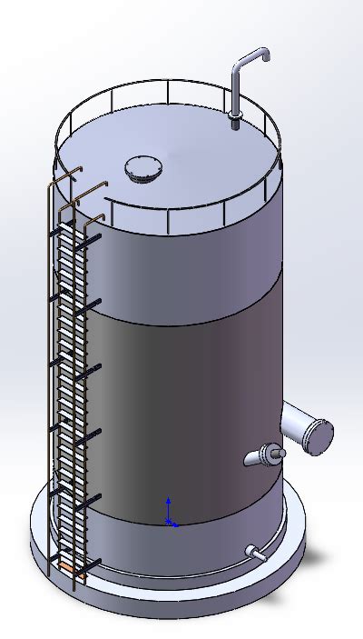 甲醛反应罐 Parasolid 模型图纸下载 懒石网