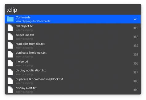 Script Debugger Insert Clippings Packal