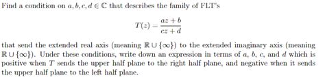 Solved Find A Condition On A B C DC That Describes The Chegg