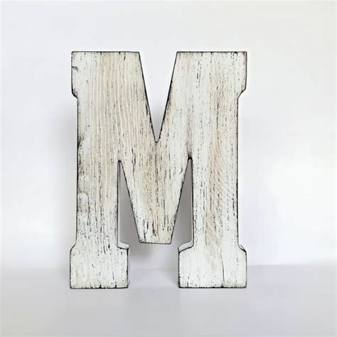 Rustic Wood Letters Etsy