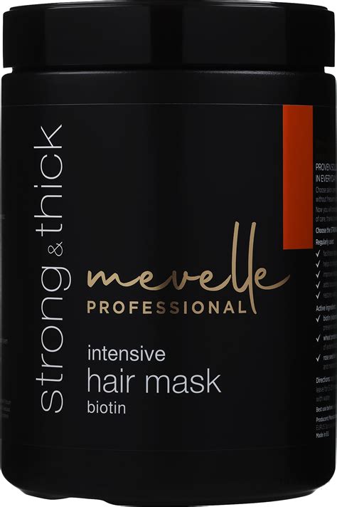Mevelle Strong And Thick Intensive Hair Mask Biotin Strengthening Hair