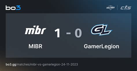 MIBR vs GamerLegion CS2 Match at ESL Challenger Jönköping 2023
