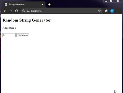 Random String Generator Using Javascript Geeksforgeeks