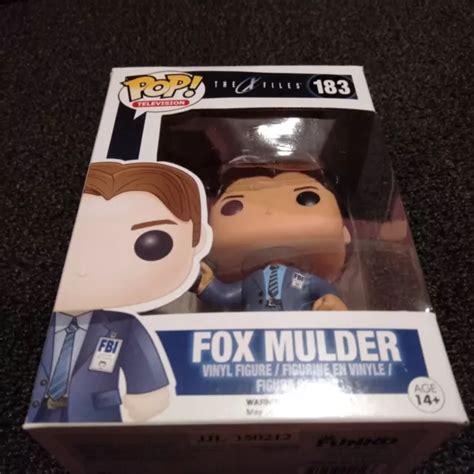 Rare Fox Mulder 183 X Files Funko Pop Vinyl Television Show Alien David