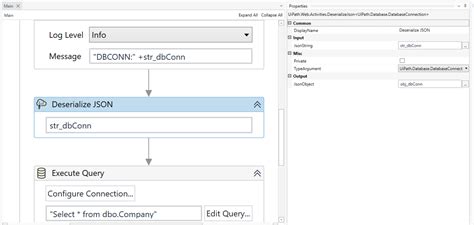 Reframework Storing A Database Connection In The Config Activities Uipath Community Forum