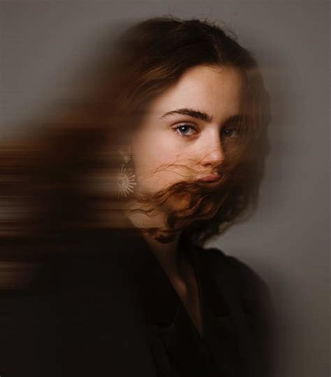 Women Portrait Motion Blur Portret Fotografie