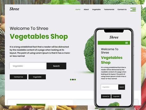 Shree Vegetable Shop Html Template Vegetable Shop Html Templates Templates