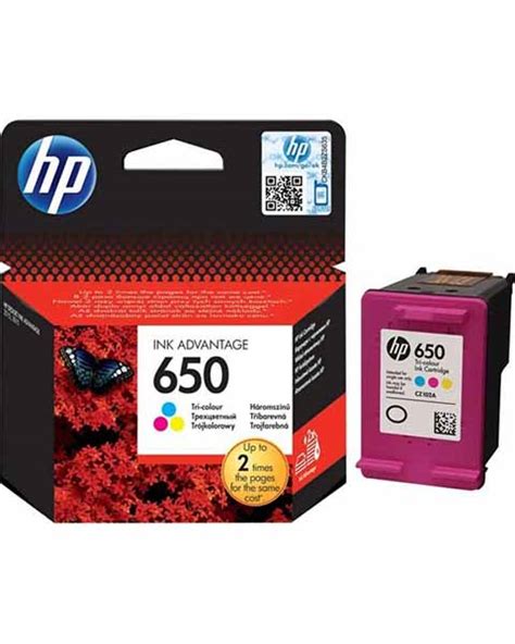 Online Shopping Qatar | Buy HP 650 Tri-Color Original Ink Advantage ...