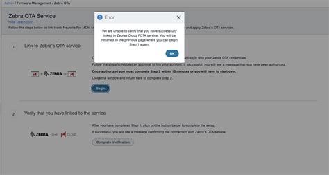 N Mdm And Epmm Servers Failing To Connect To Zebra Ota