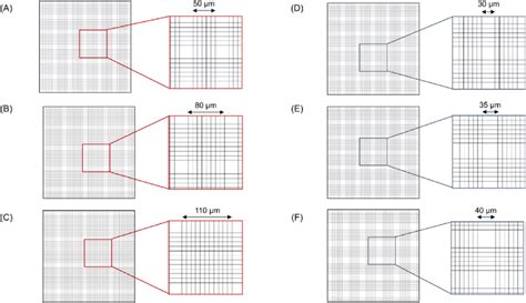 cad drawings of cross hatched patterns with a groove width of a 50