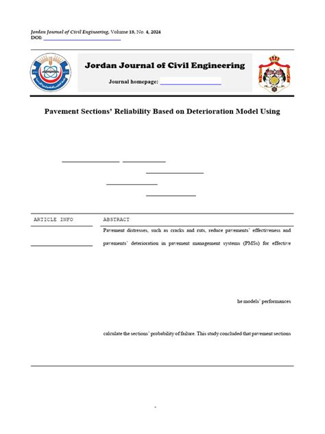 Pavement Sections Reliability Based On Deterioration Model Using Artificial Neural Network Ann