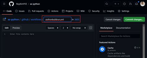 Using Github Actions To Run My Python Azure Command Line Tool Part 1 Roy Kim On Azure And Ai