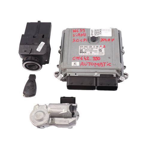 Mercedes W639 30cdi Om642990 Engine Control Unit Ecu Kit A6421501500