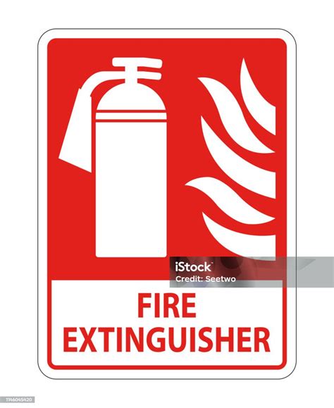 소화기 흰색 배경 벡터 일러스트 레이 션에 서명 감지기에 대한 스톡 벡터 아트 및 기타 이미지 감지기 구조 기민 Istock