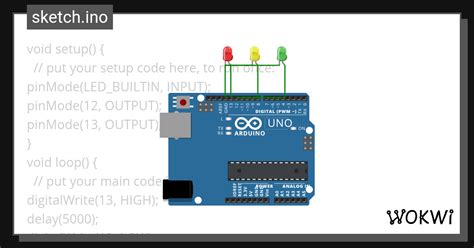 Lampu Merah Daffa Armanda Copy Wokwi Esp32 Stm32 Arduino Simulator