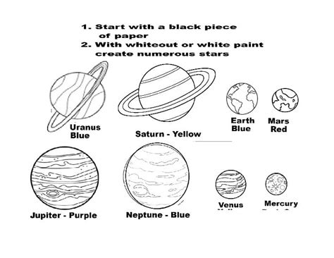 Solar System Cut Paste Color Gr K 6 Cub Scouts Boy Scouts 30 Min