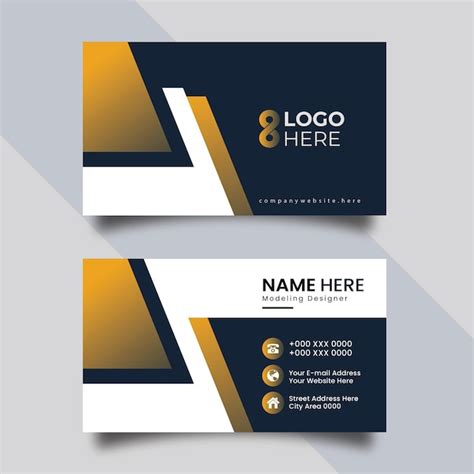 Premium Vector Stylish Corporate Branding Card Template