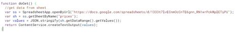 Problem With Getting Json Data From Google Sheets Mit App Inventor