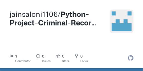 GitHub Jainsaloni Python Project Criminal Record GUI