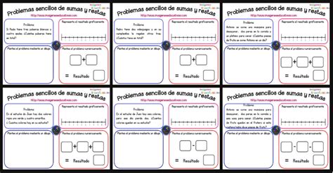 Problemas Sencillos De Sumas Y Restas Imagenes Educativas