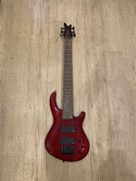 Dean Six String Vintage Cherry Red Bass Cherry Red Reverb